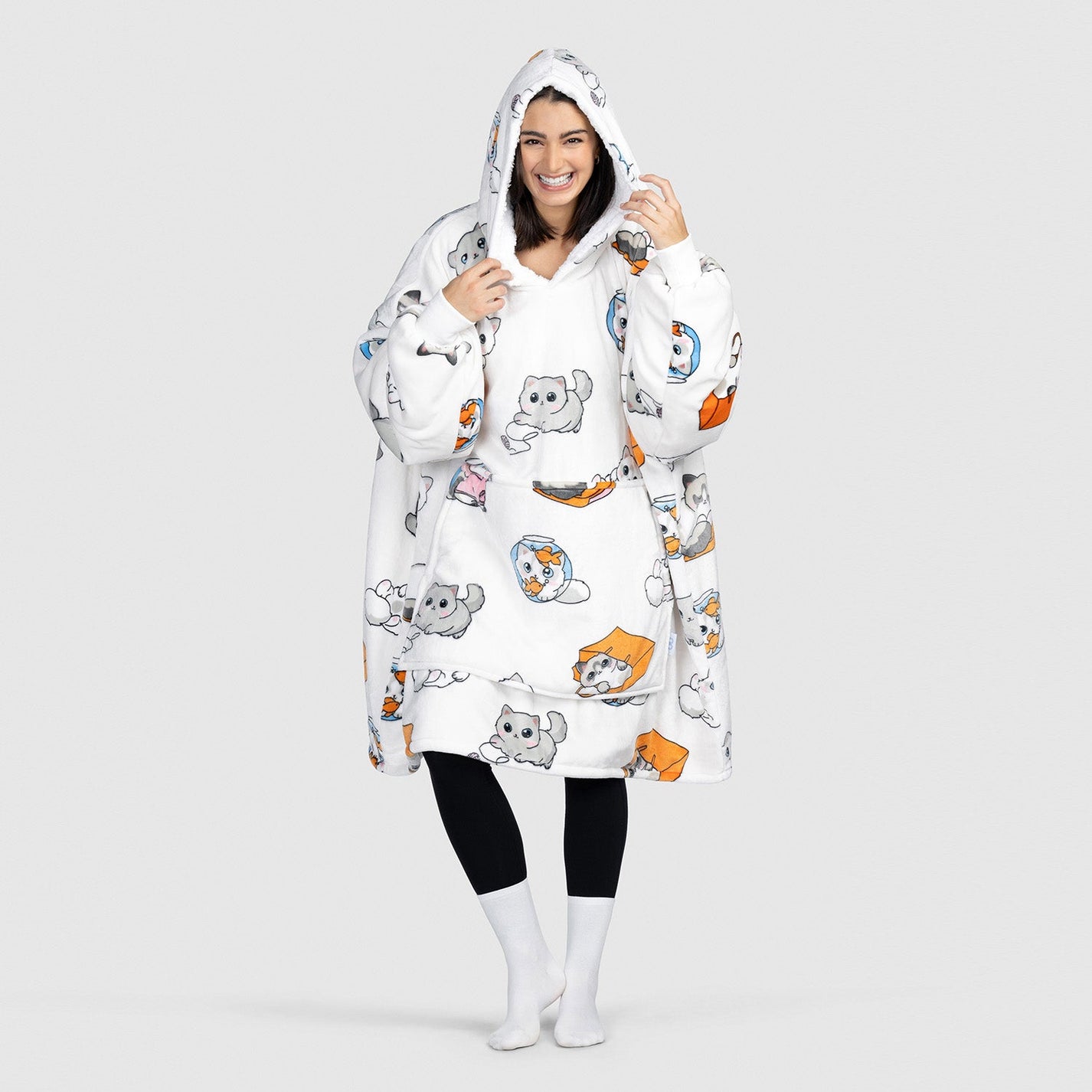 Grey Cat Oodie™ Original – The Oodie UK