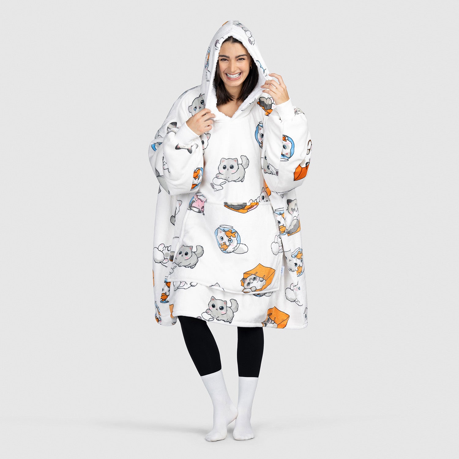 Grey Cat Oodie™ Original – The Oodie UK