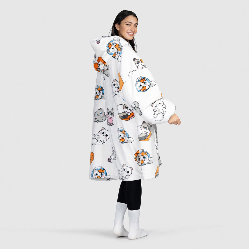 Grey Cat Oodie™ Original – The Oodie UK