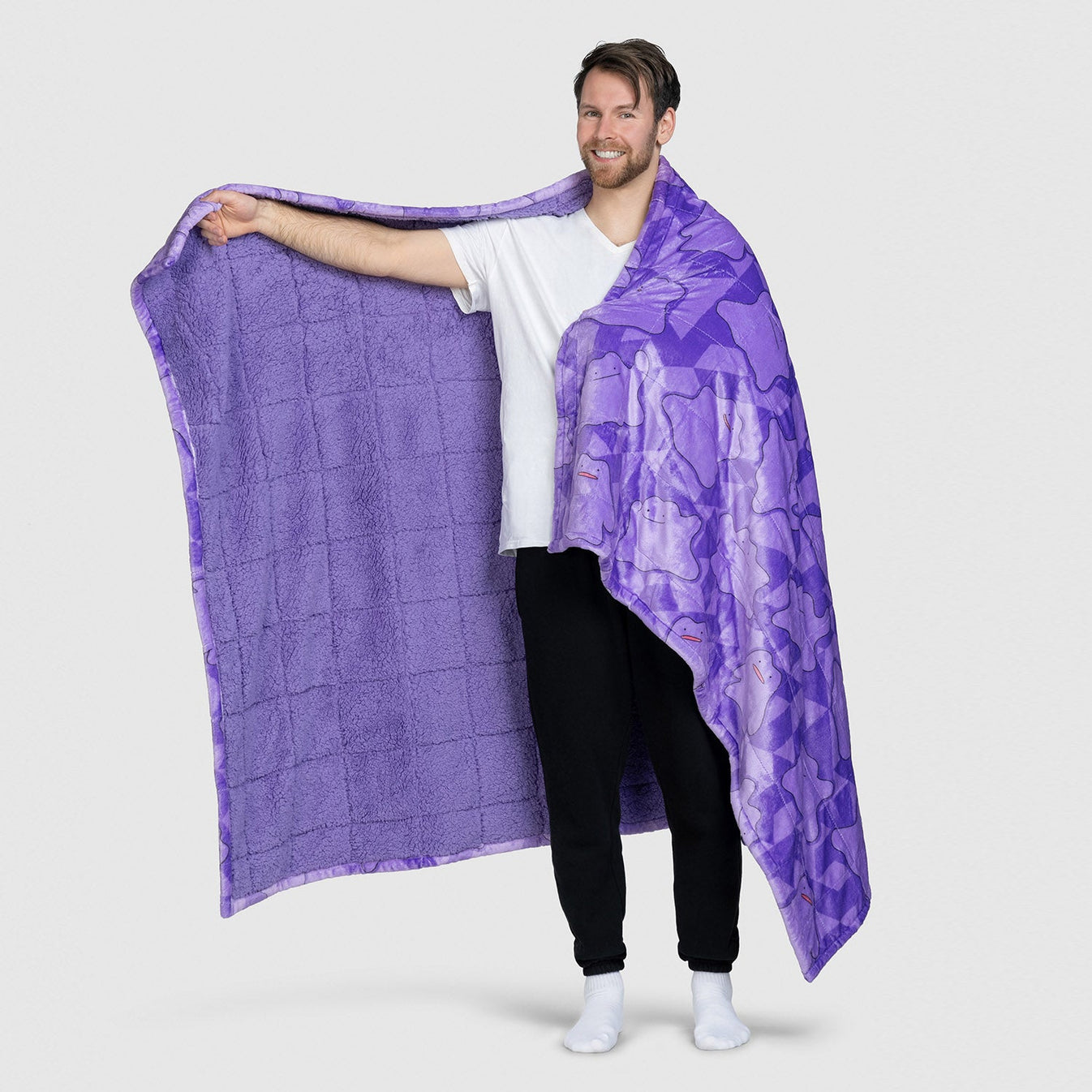 Pokémon Ditto Sherpa Blanket Licensed – The Oodie UK