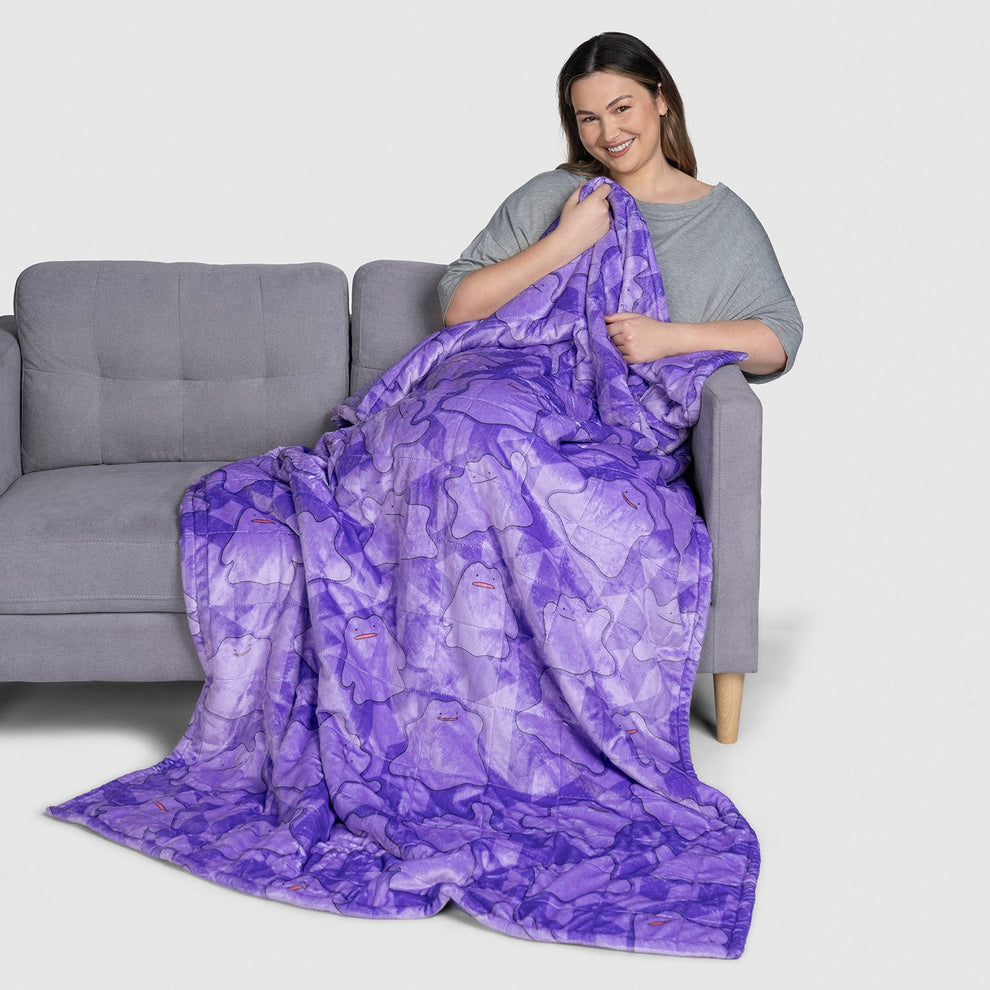 Pokémon Ditto Sherpa Blanket Licensed – The Oodie UK