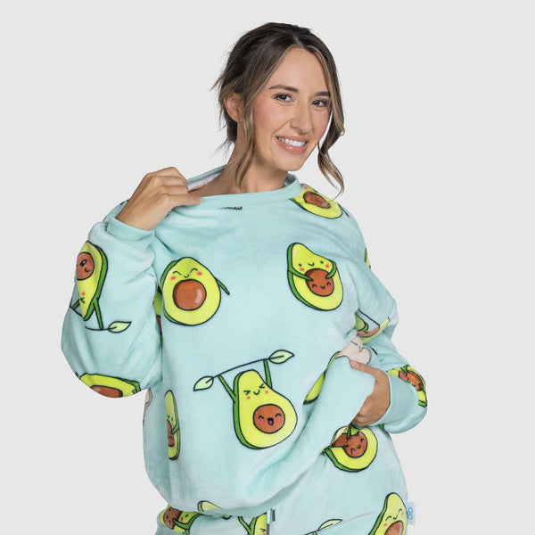 Avocado Sherpa Jumper – The Oodie UK