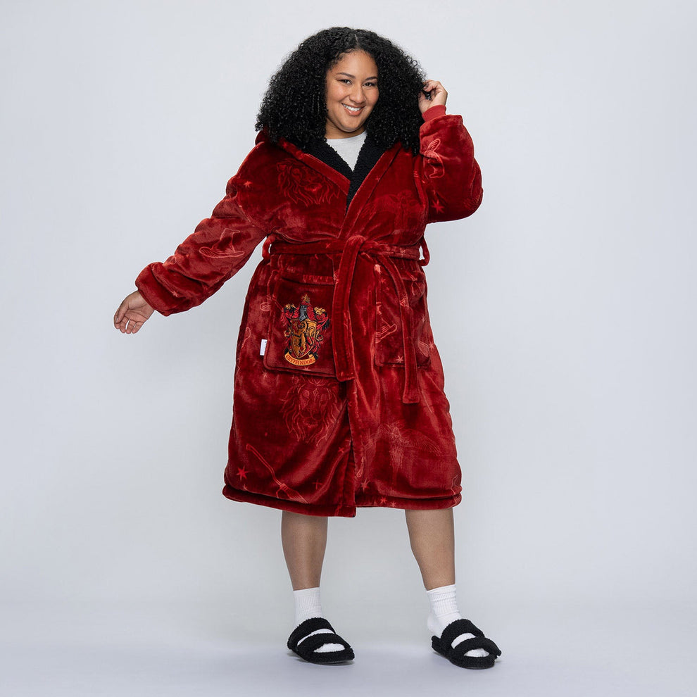 Harry Potter Gryffindor Sherpa Dressing Gown Licensed – The Oodie UK