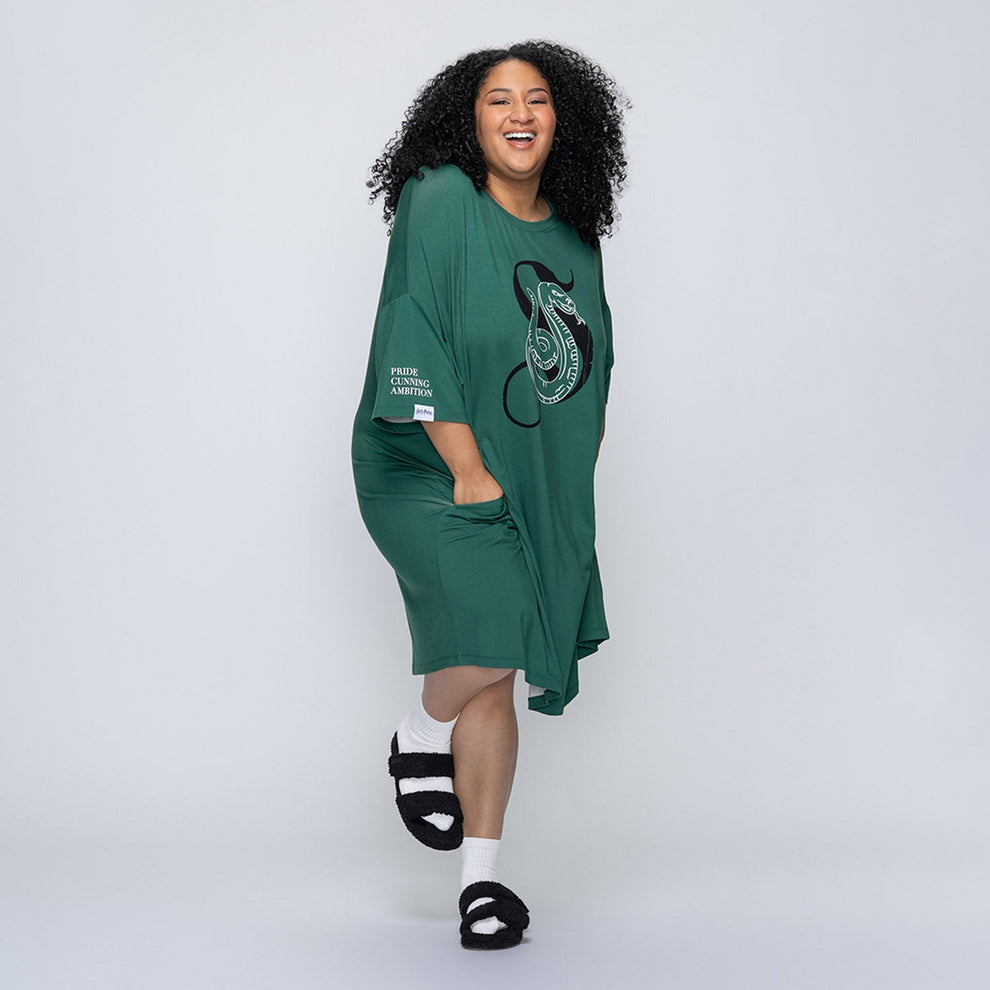 Harry Potter Slytherin Sleep Tee Licensed – The Oodie UK