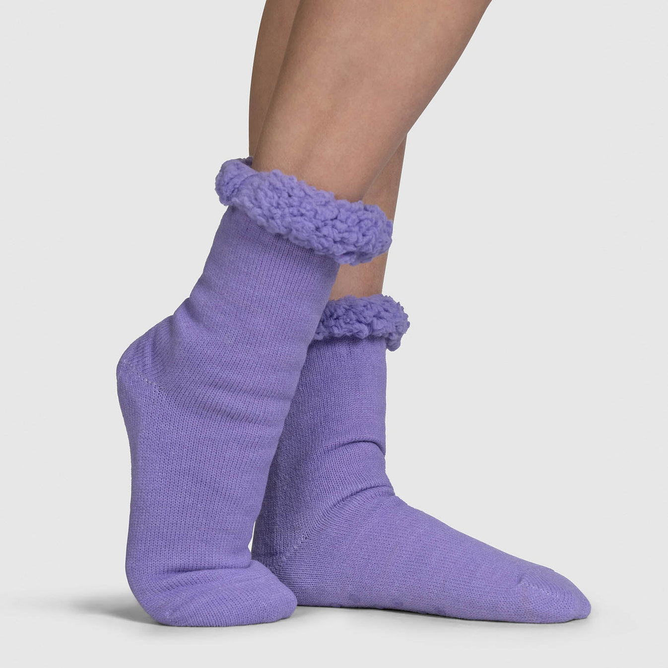 Lilac Sherpa Socks – The Oodie UK