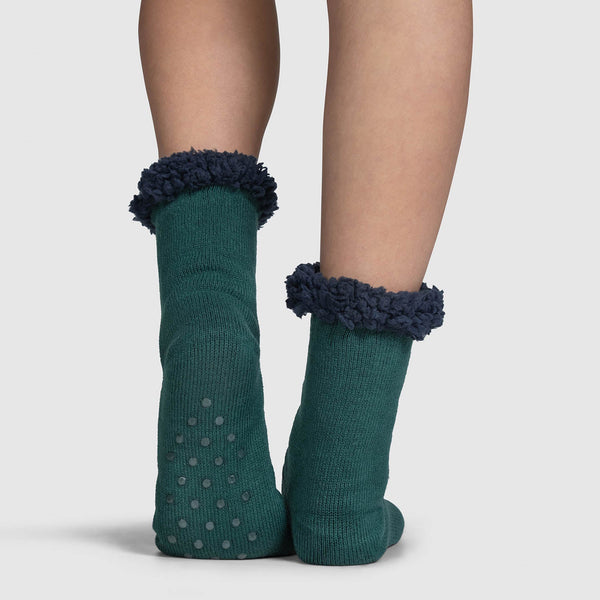 Moss Green Sherpa Socks – The Oodie UK