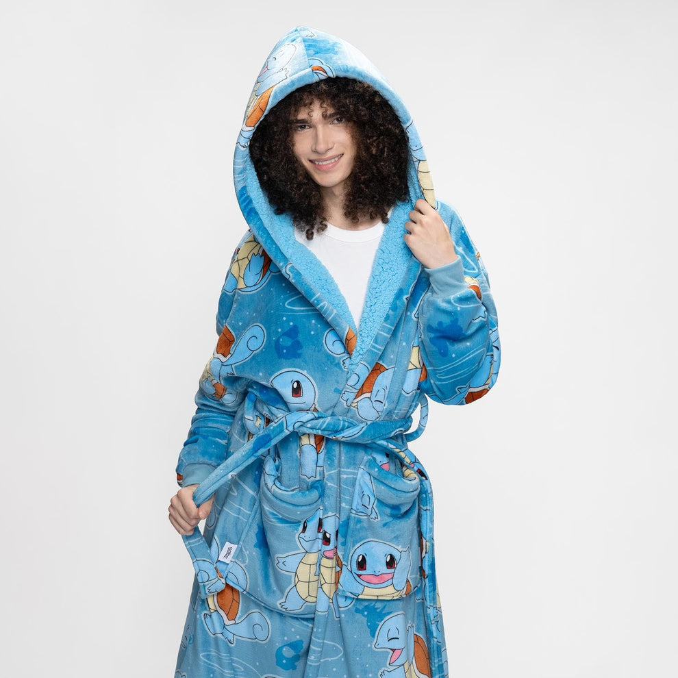 Pokémon Squirtle Sherpa Dressing Gown Licensed – The Oodie UK