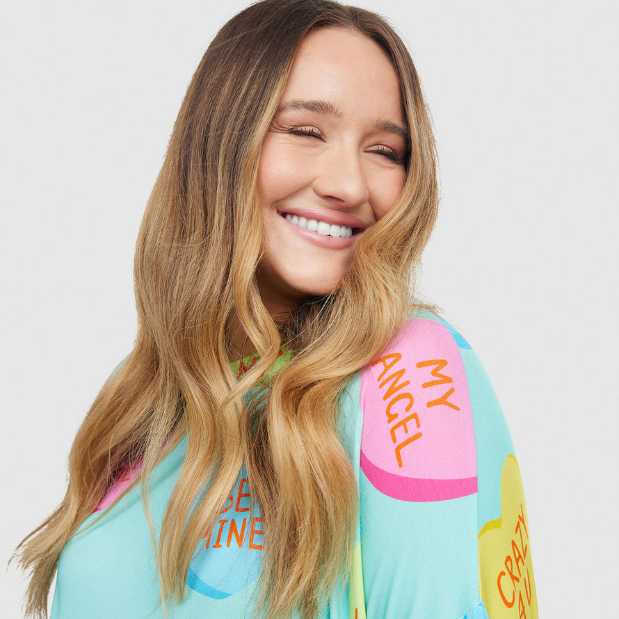 Love Heart Candies Oodie Sleep Tee – The Oodie UK