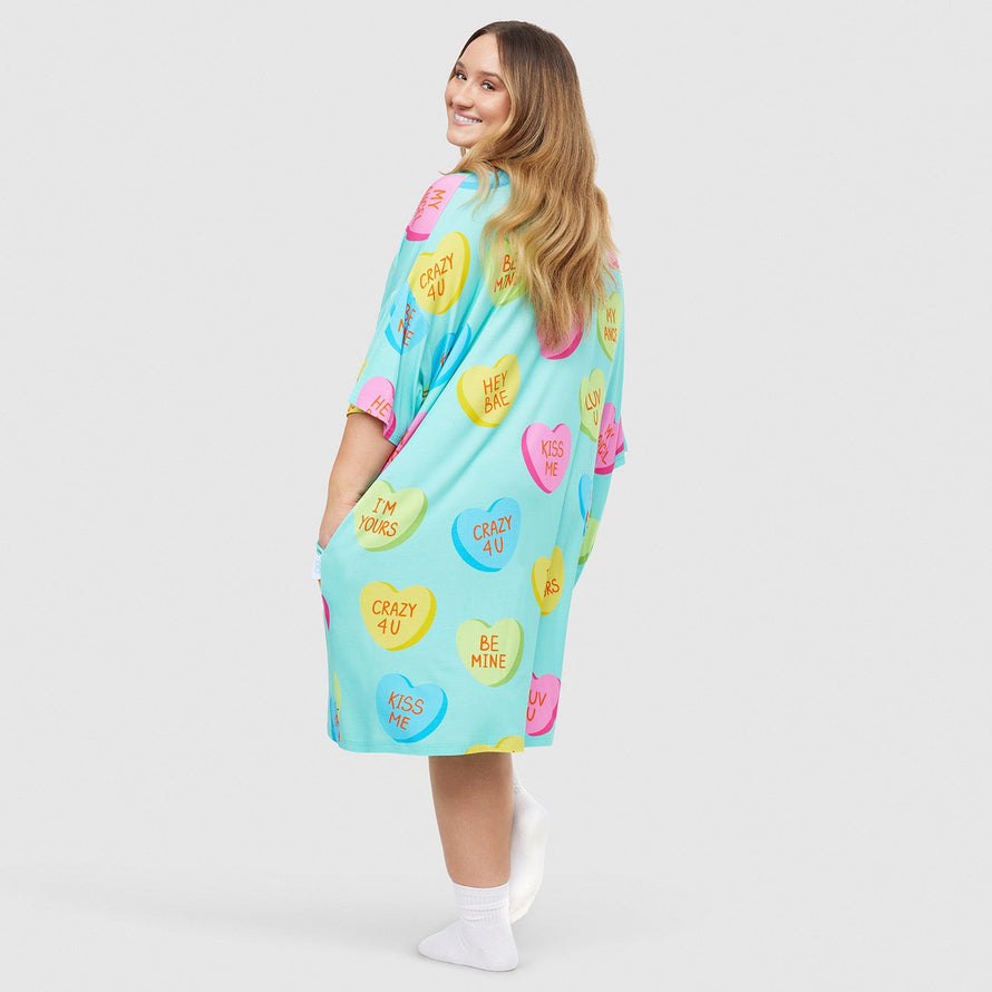 Love Heart Candies Oodie Sleep Tee – The Oodie UK