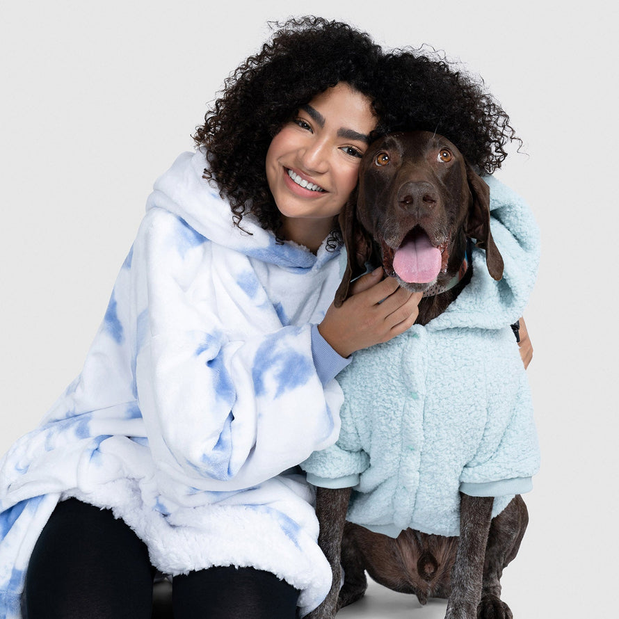 Blue Sherpa Dog Oodie – The Oodie UK