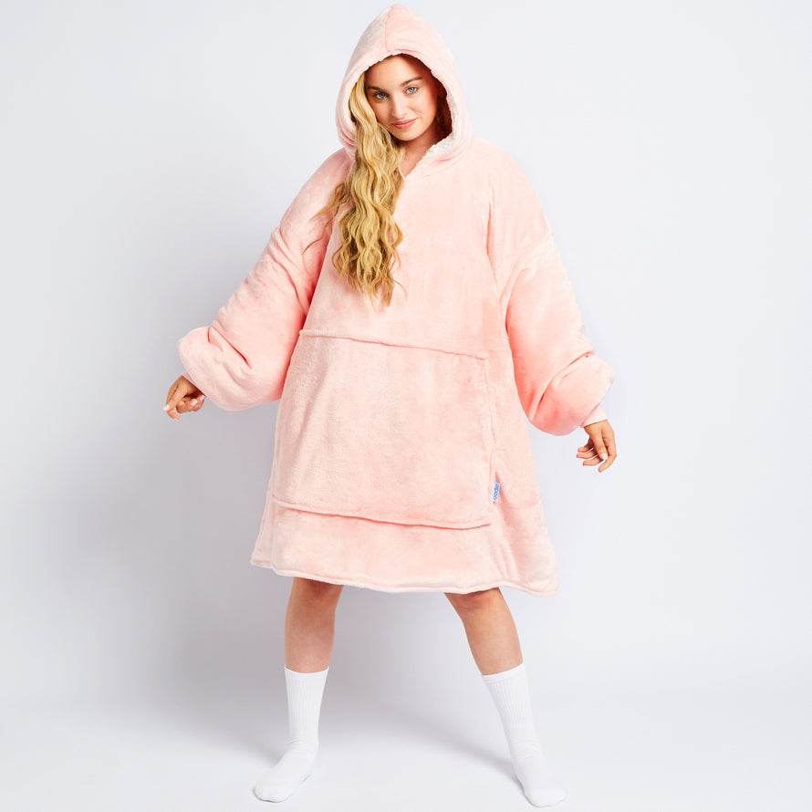 Pink Oodie | Wearable Hooded Blanket – The Oodie UK